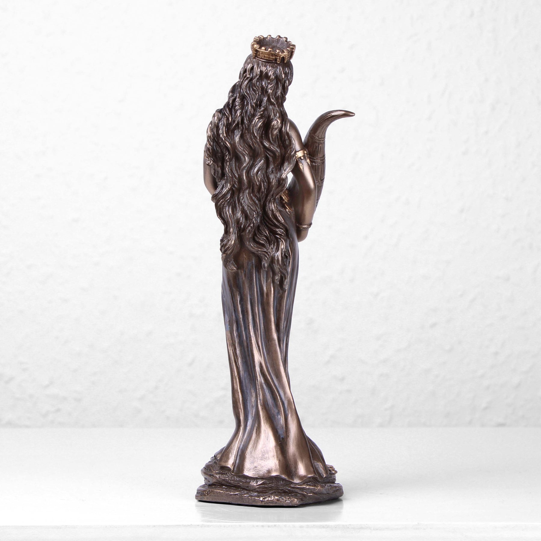 Fortuna a Szerencse Istennője Szobor (Hidegen öntött bronz) beltéri ...